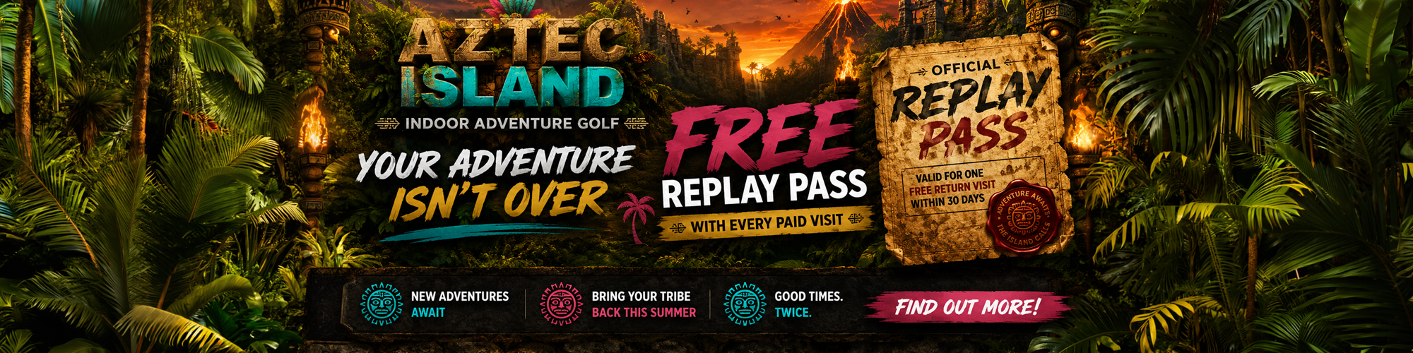 Aztec Island Adventure Golf